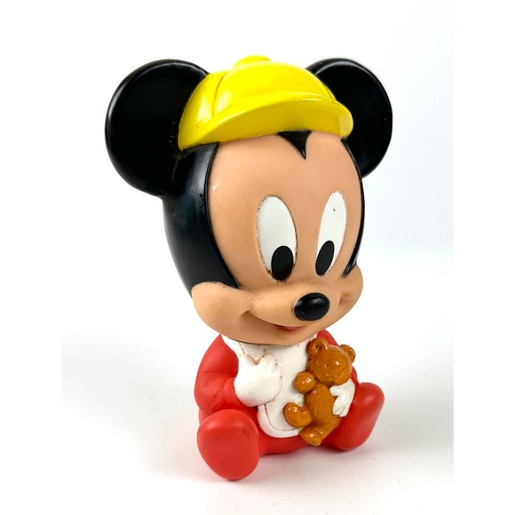 Disney | Toys | Vintage Arco Baby Mickey Mouse Walt Disney Rubber ...